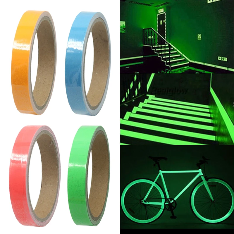 3m Luminous Tape Self-adhesive Glow Emergency Logo In The Dark Safety ...