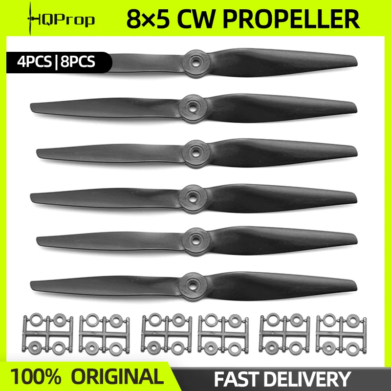 4-8PCS-HQProp-Thin-Electric-Prop-8X5-8050-CW-Propeller-2-Blade-8inch ...