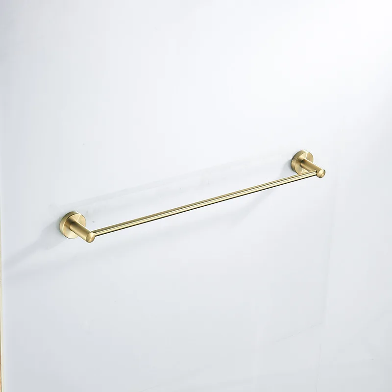 Brushed-Gold-Towel-Rail-Stainless-Steel-304-Wall-Mounted-Bathroom-Towel ...