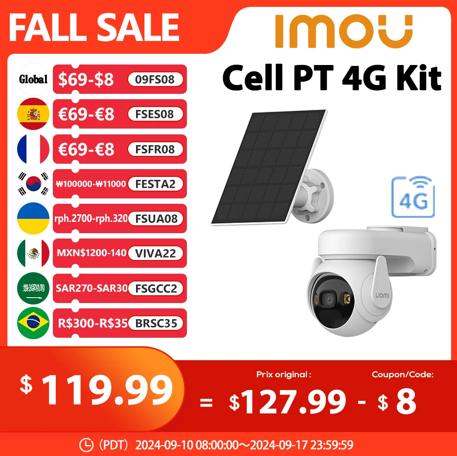 IMOU-Cell-PT-4G-KIT-Camera-2K-Wireless-Outdoor-Security-Camera-Smart ...