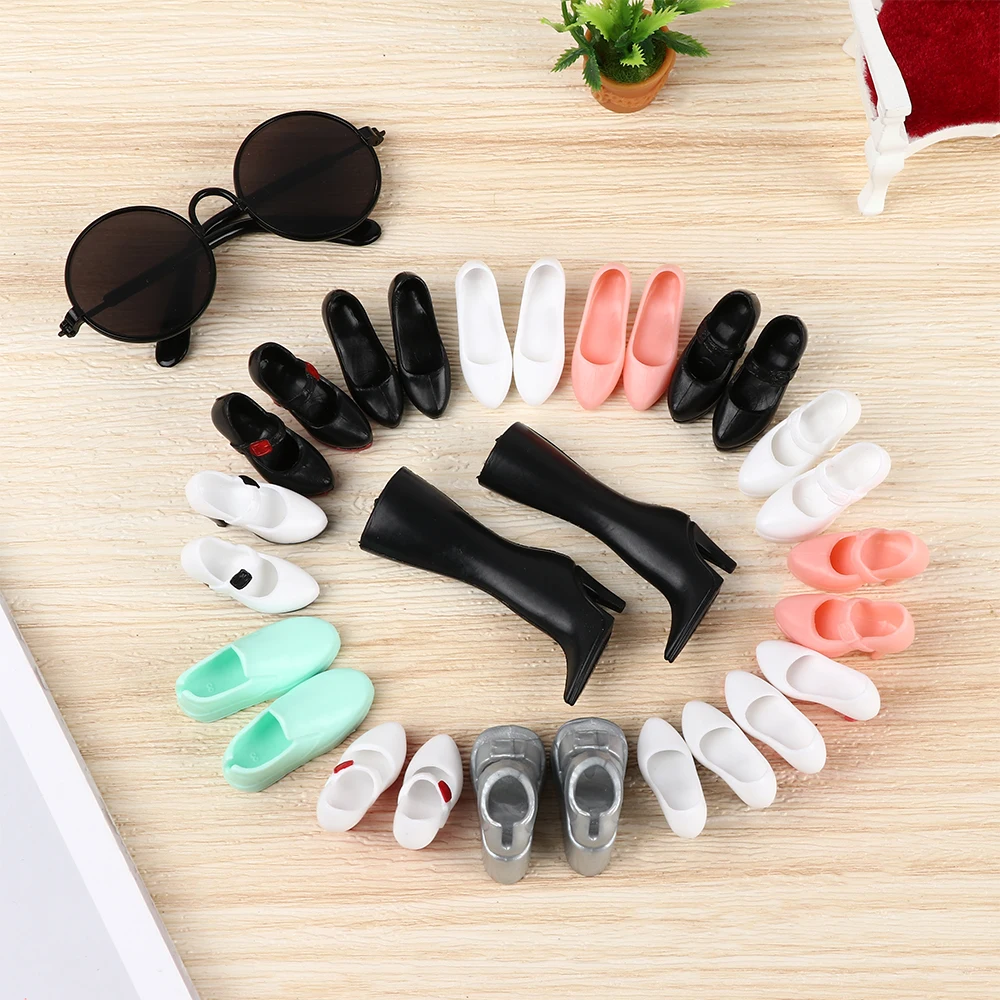 For-30cm-Dolls-Shoes-Cool-Sunglasses-For-11-5-Doll-Multistyles-Sneakers-High-Heels-Foot-Flat.jpg