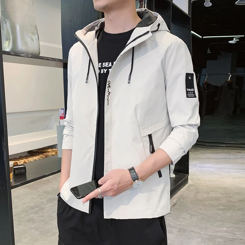 2024 Spring and Autumn New Fashion Solid Color Hooded Large Size Jacket ...