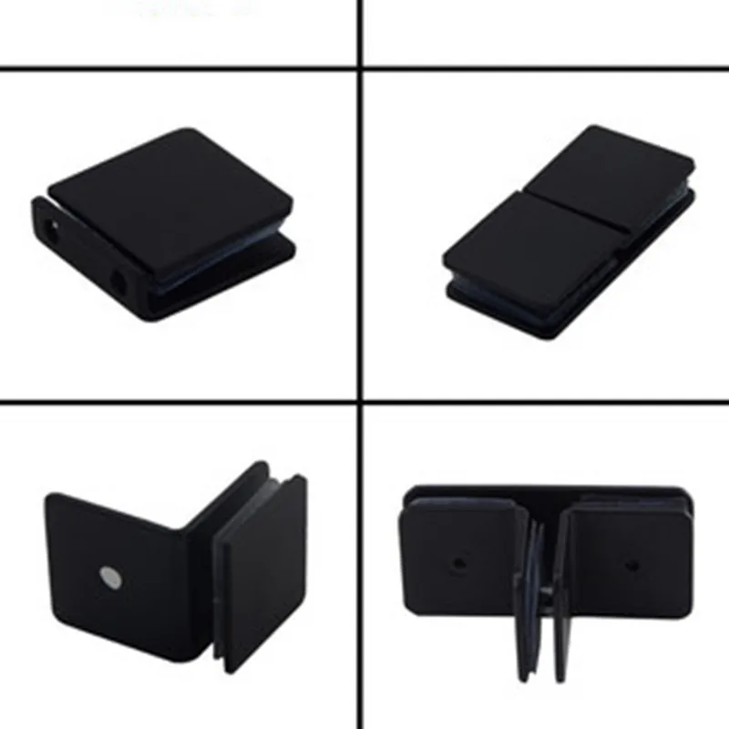 Stainless-steel-glass-partition-code-glass-to-wall-90-degree-single ...