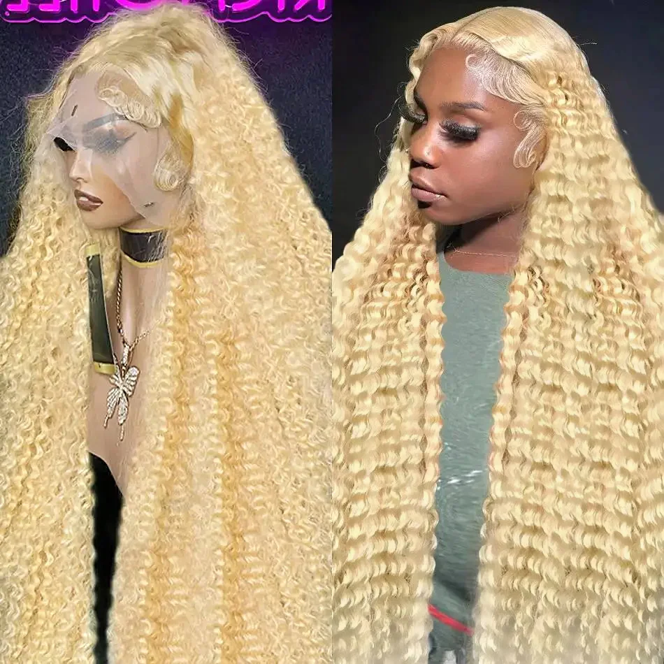 30-32-Inch-Curly-613-Honey-Blonde-13x4-HD-Lace-Front-Human-Hair-Deep ...