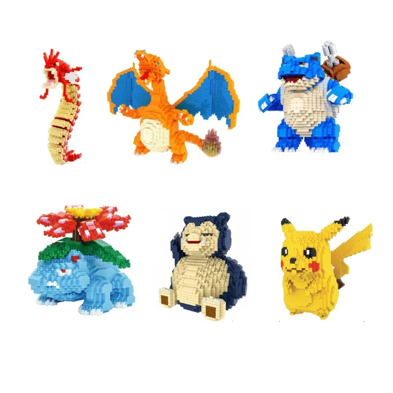Charizard Building Block | Children Anime Snorlax | Building Bricks ...