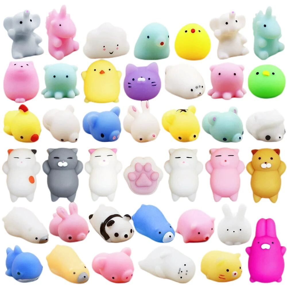 5-50pcs Kawaii Squishies Mochi Anima Squishy Toys For Kids Antistress ...