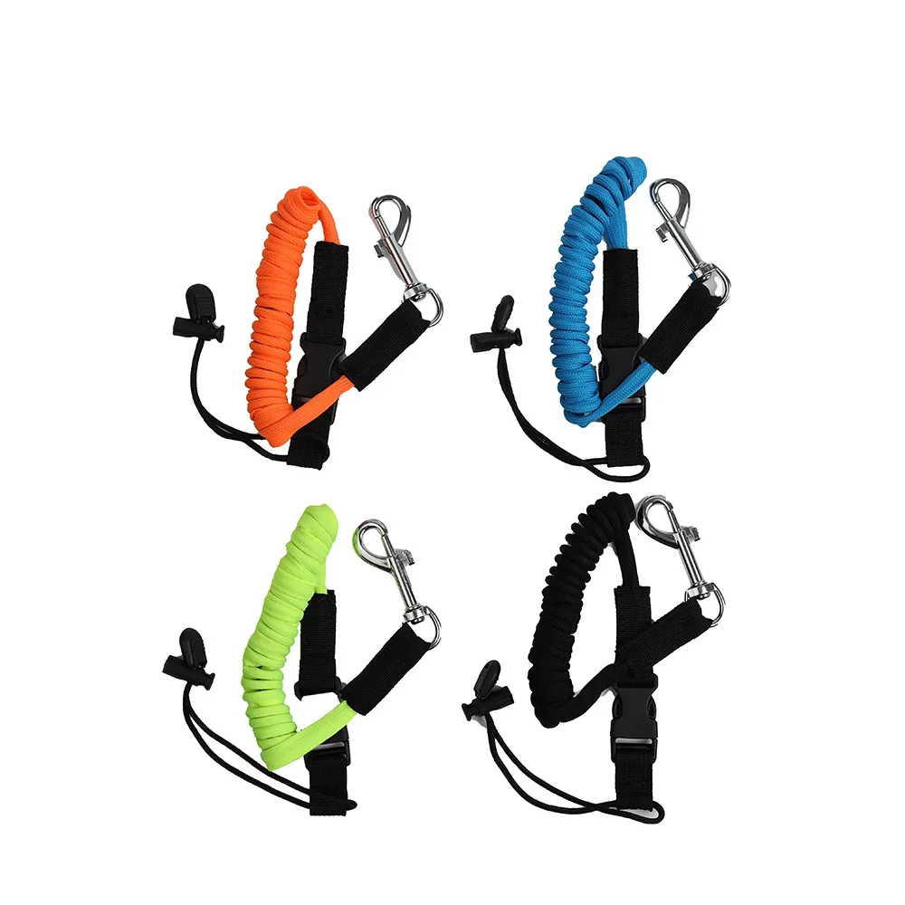 Kayak-paddle-safety-rope-spring-loaded-slip-cord-Inflatable-paddleboard ...