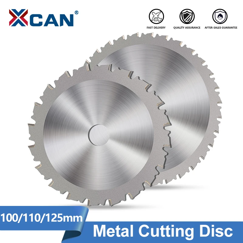 XCAN 1pc Metal Cutting Disc 100/110/125mm Carbide Tipped Circular Saw ...