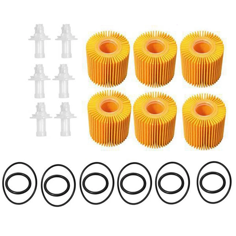 6Sets-Oil-Filter-Kits-for-Toyota-Avalon-Camry-Highlander-RAV4-Sienna ...