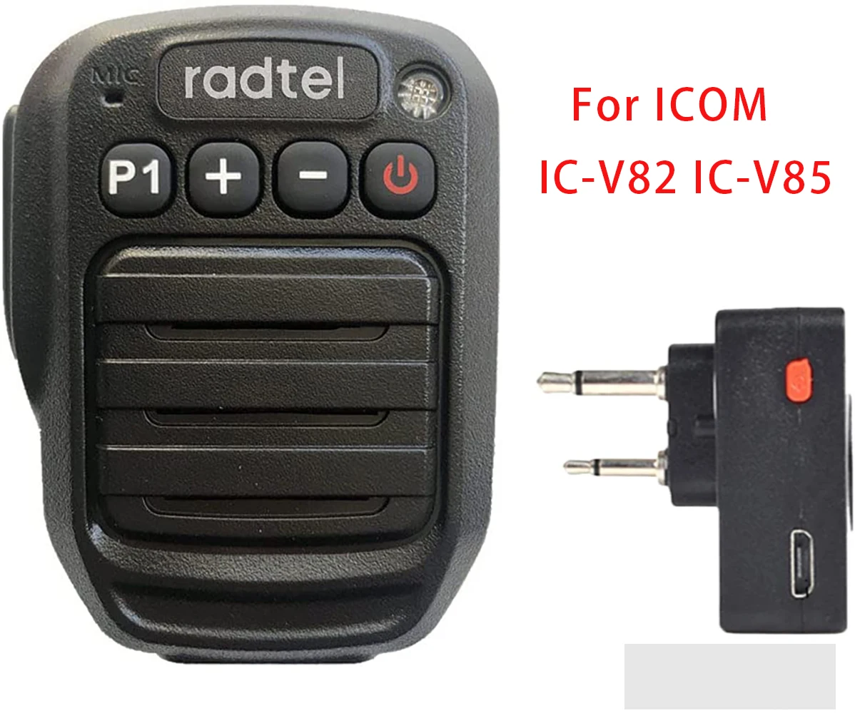 双方向ラジオ,ワイヤレス,Bluetooth,スピーカーマイク,icom IC-V82 IC-V85 f3001 f3002 f300用の ...