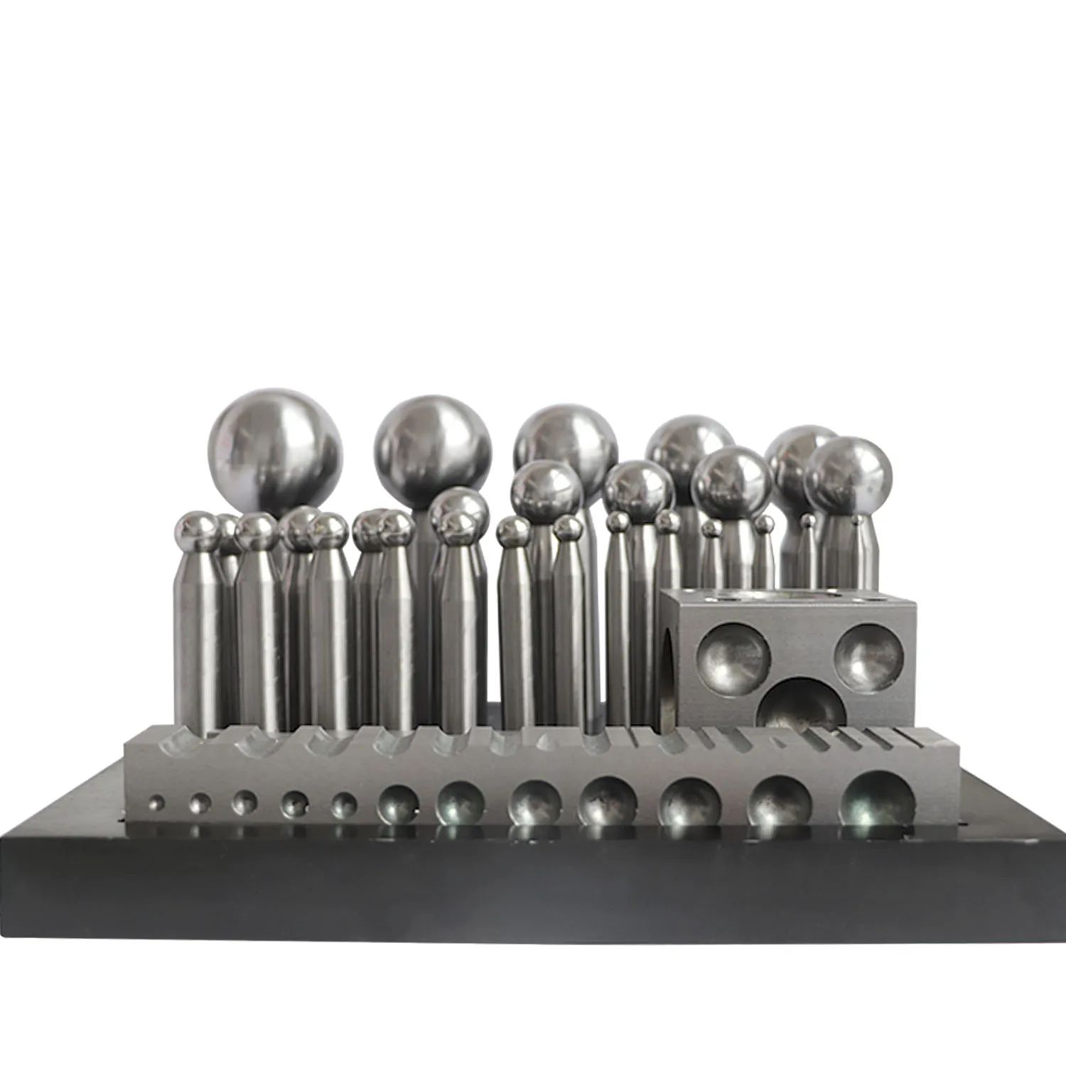 Jewellery-Tools-Steel-Channel-Flat-Dapping-Block-Large-Doming-Block-And ...