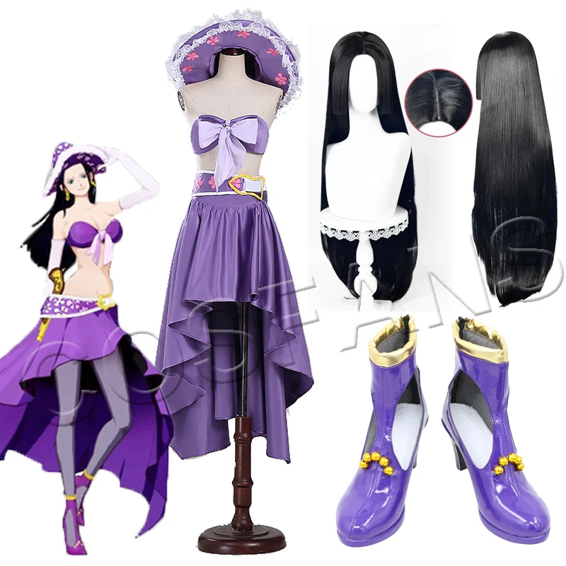 One-Piece-Robin-Cosplay-15-Anniversary-Purple-Nico-Robin-Dress-Cosplay ...
