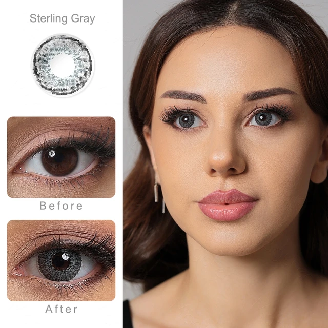 Sterling Grey Eyes Contacts