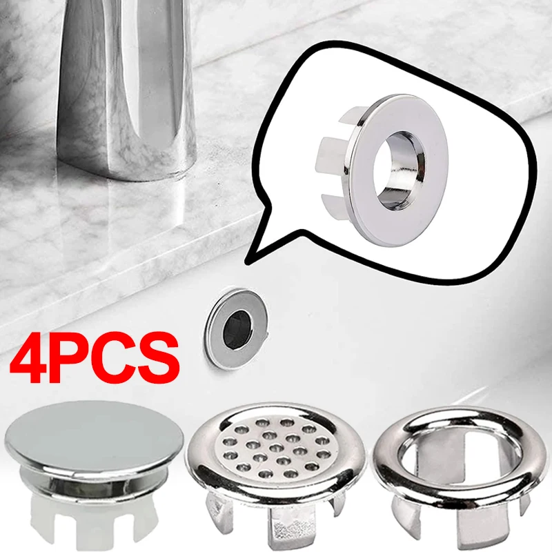 1-4PCS-Sink-Overflow-Cover-Ceramic-Basin-Overflow-Rings-Kitchen ...