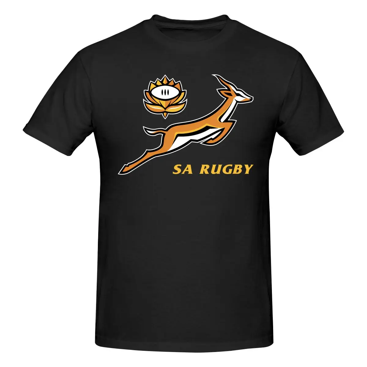Funny SPRINGBOK RUGBY SOUTH AFRICA Men's Printed T-Shirt Unisex T ...