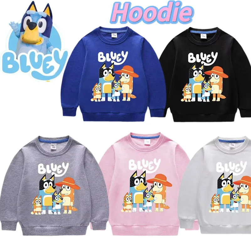 Bluey-s-New-Children-s-Spring-And-Autumn-Round-Neck-Sports-Sweatshirt ...
