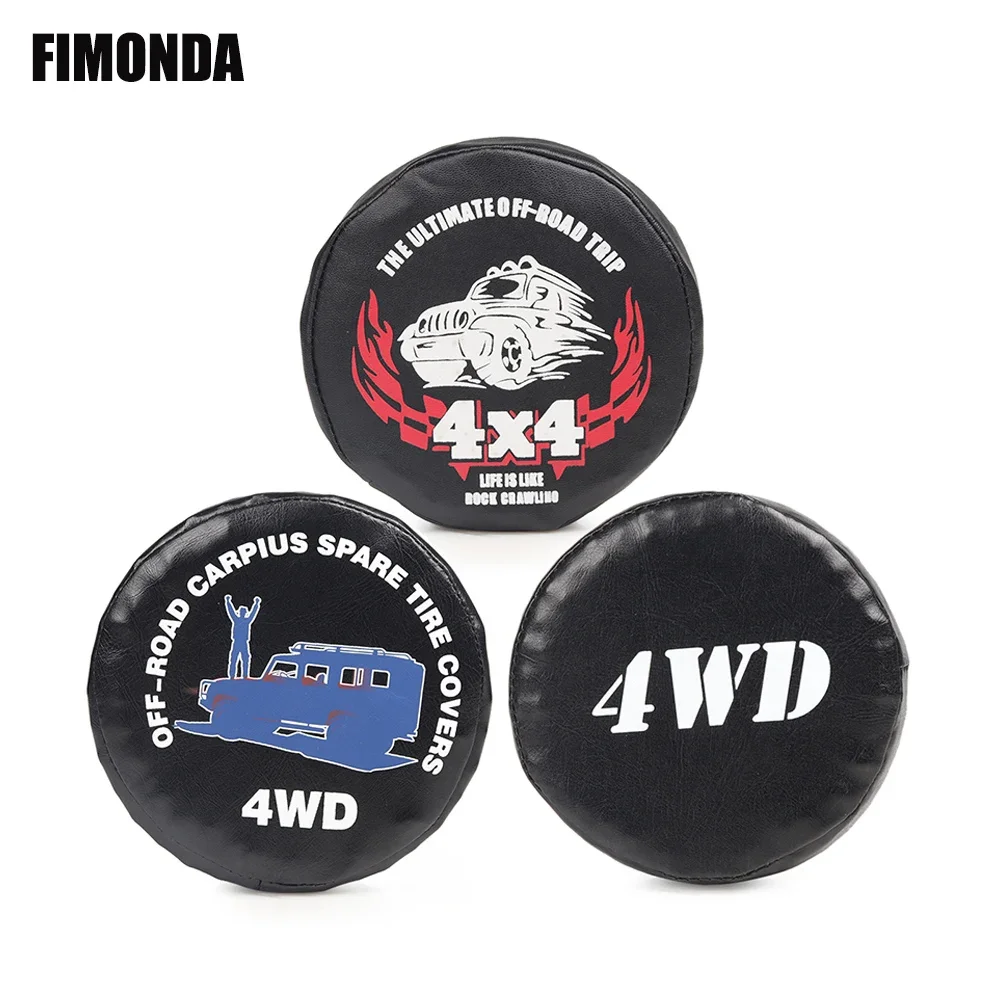 RC-Car-Decoration-PU-Leather-Spare-Tire-Cover-for-1-10-RC-Crawler-TRX4 ...