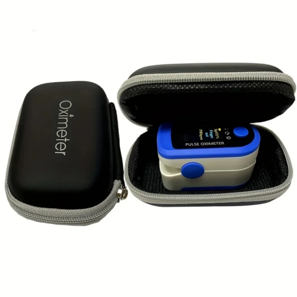 Oximeter Storage Bag Portable Zippered Packaging Box Fingertip Pulse ...