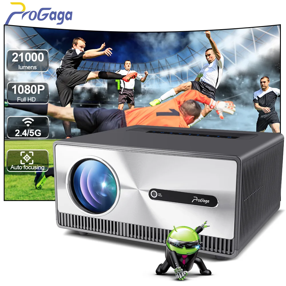 PROGAGA-Full-HD-1080P-Projetor-4k-PG600W-Android-WiFi-Auto-Focus-PG600 ...
