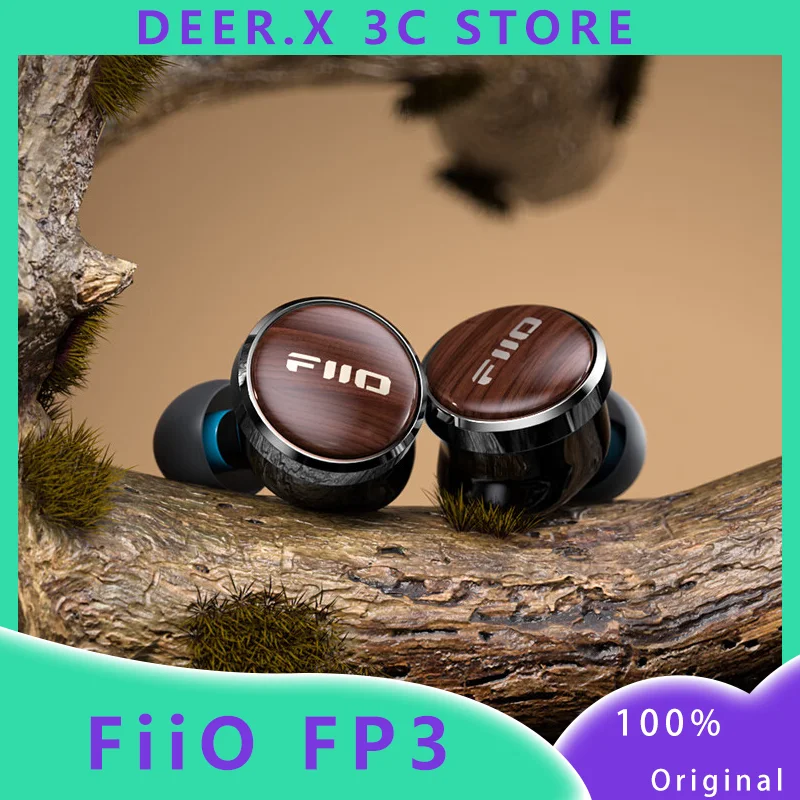 FiiO-FP3-HiFi-Wired-Earphones-14-5mm-Flat-Diaphragm-Driver-Wooden-Panel ...