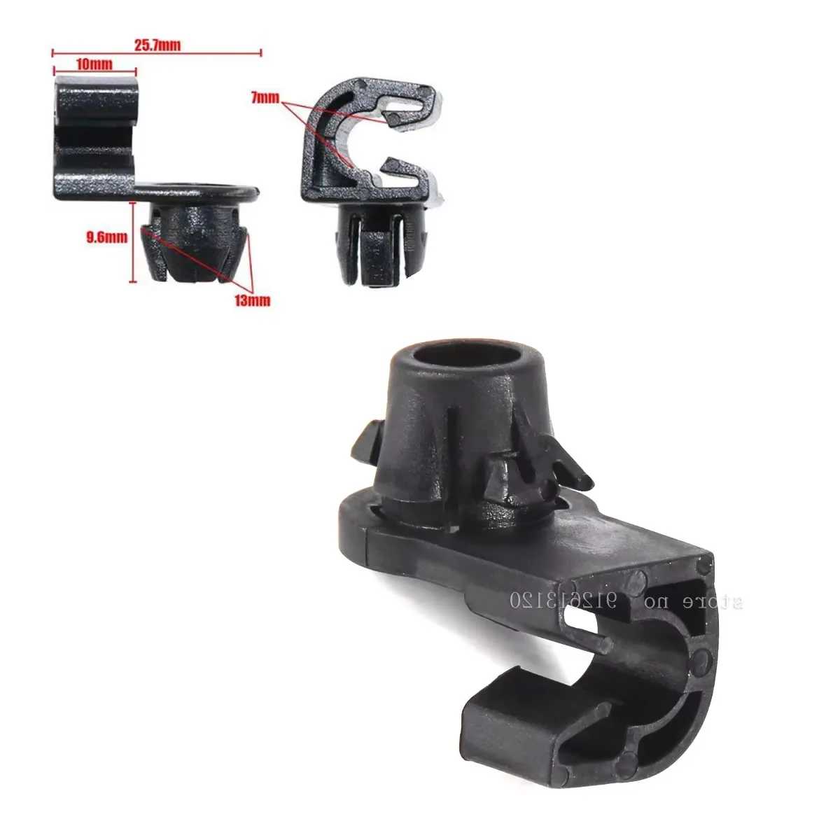 10//500 Trim Hood Bonnet Stay Rod Clip Bonnet Control Fastener clip for ...