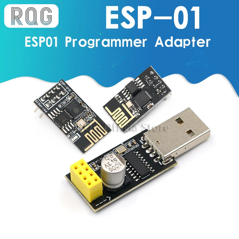 Esp01 Programmer Adapter Uart Gpio0 Esp-01 Adaptater Esp8266 Ch340g Usb ...