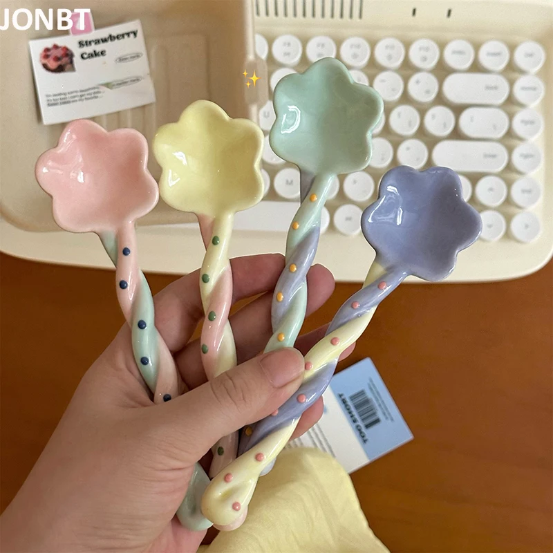 Kawaii-Ceramic-Star-Soup-Spoon-Cute-Korean-Ice-Cream-Hand-Painted ...