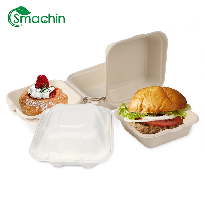 20-50-Pcs-Disposable-Lunch-Box-Eco-Friendly-Food-Container-Compostable ...
