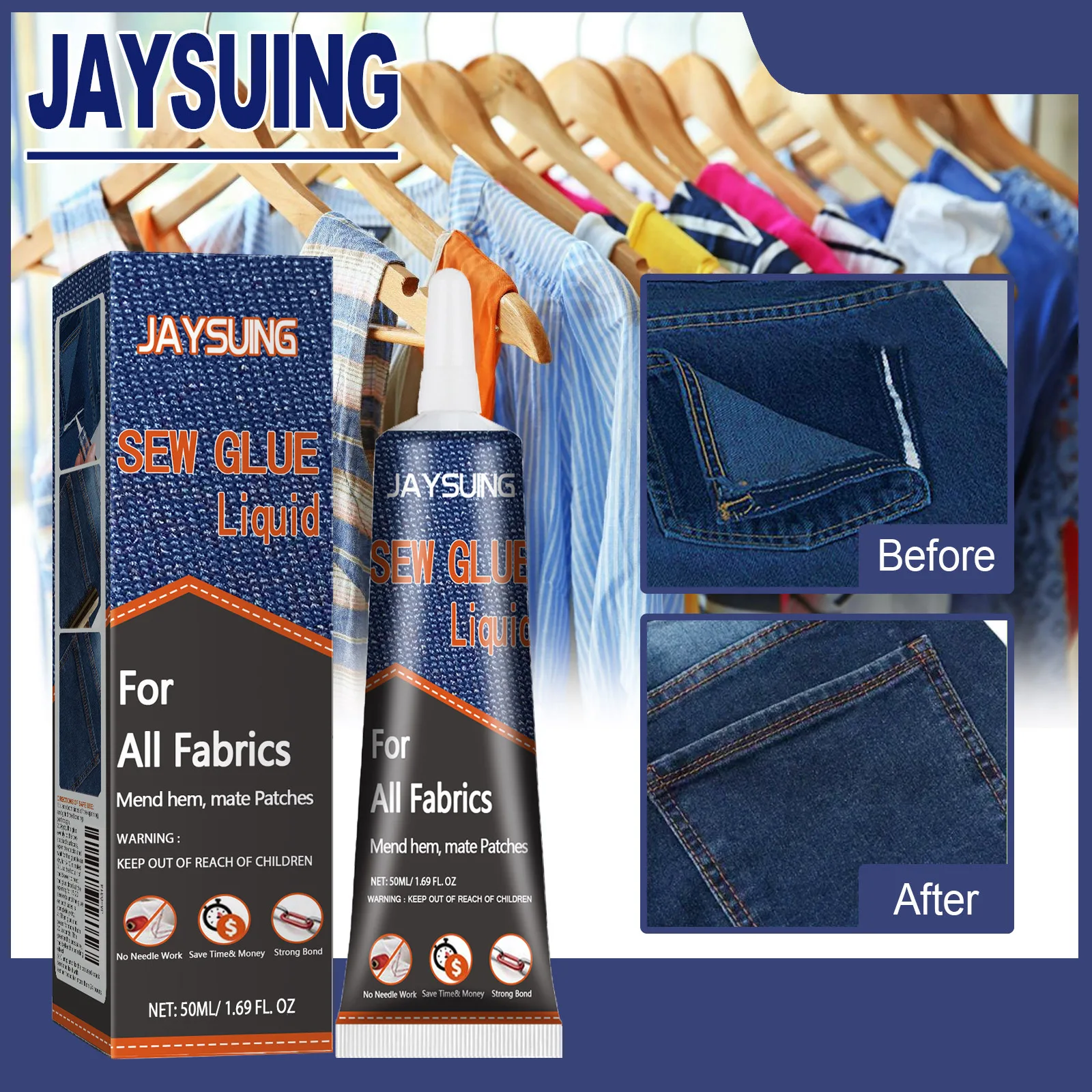 Pegamento-de-reparaci-n-de-ropa-m-ltiple-1-5-uds-50ml-sin-coser ...