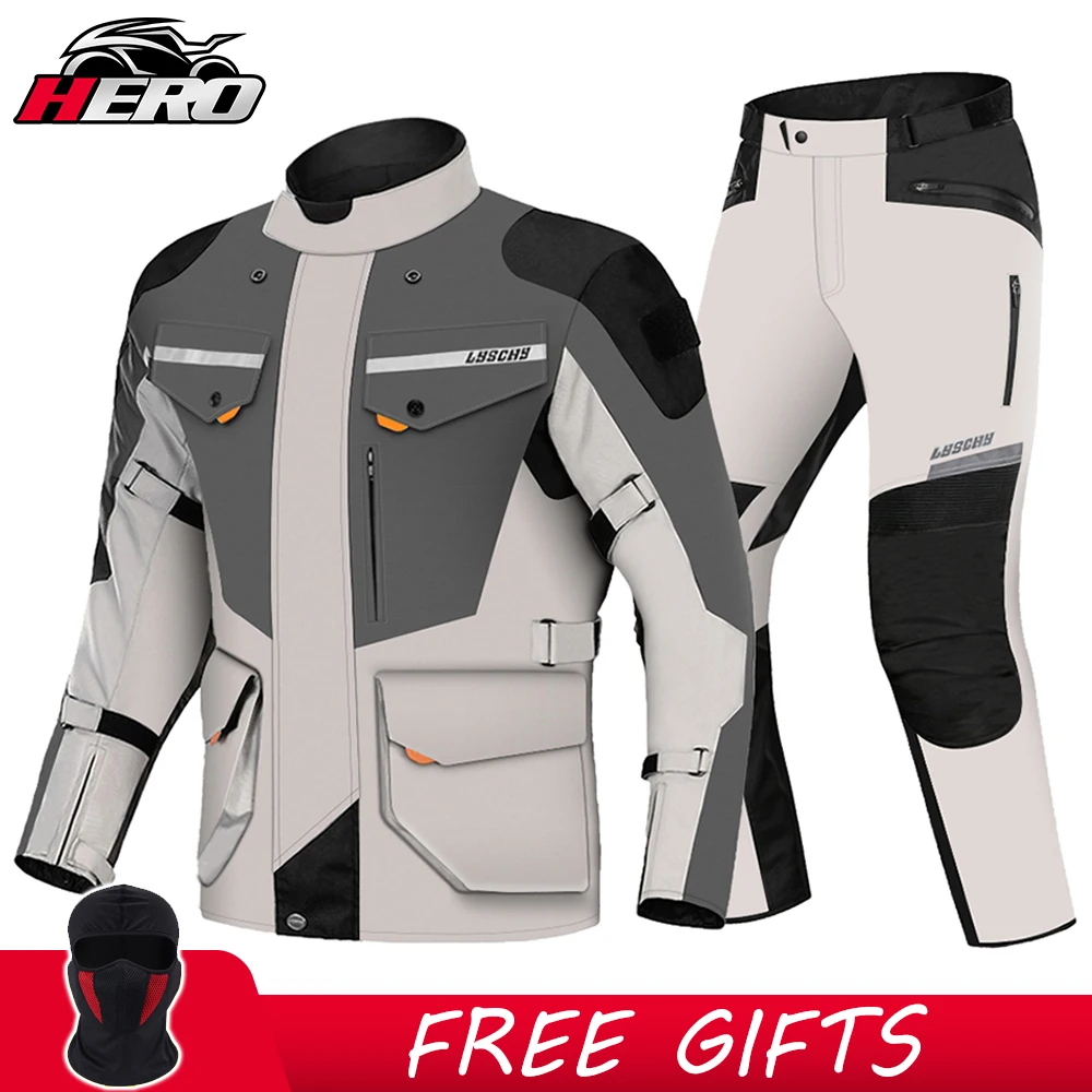 Lyschy Motorcycle Jacket Summer Motorbike Riding Jacket Motocross ...