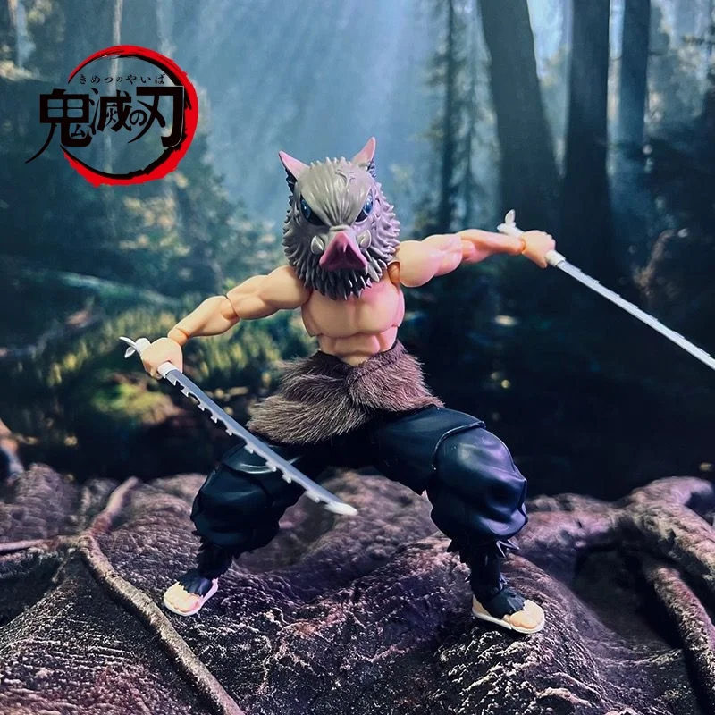 Demon-Slayer-Shf-Series-Anime-Hashibira-Inosuke-Falda-de-felpa-hecha-a ...
