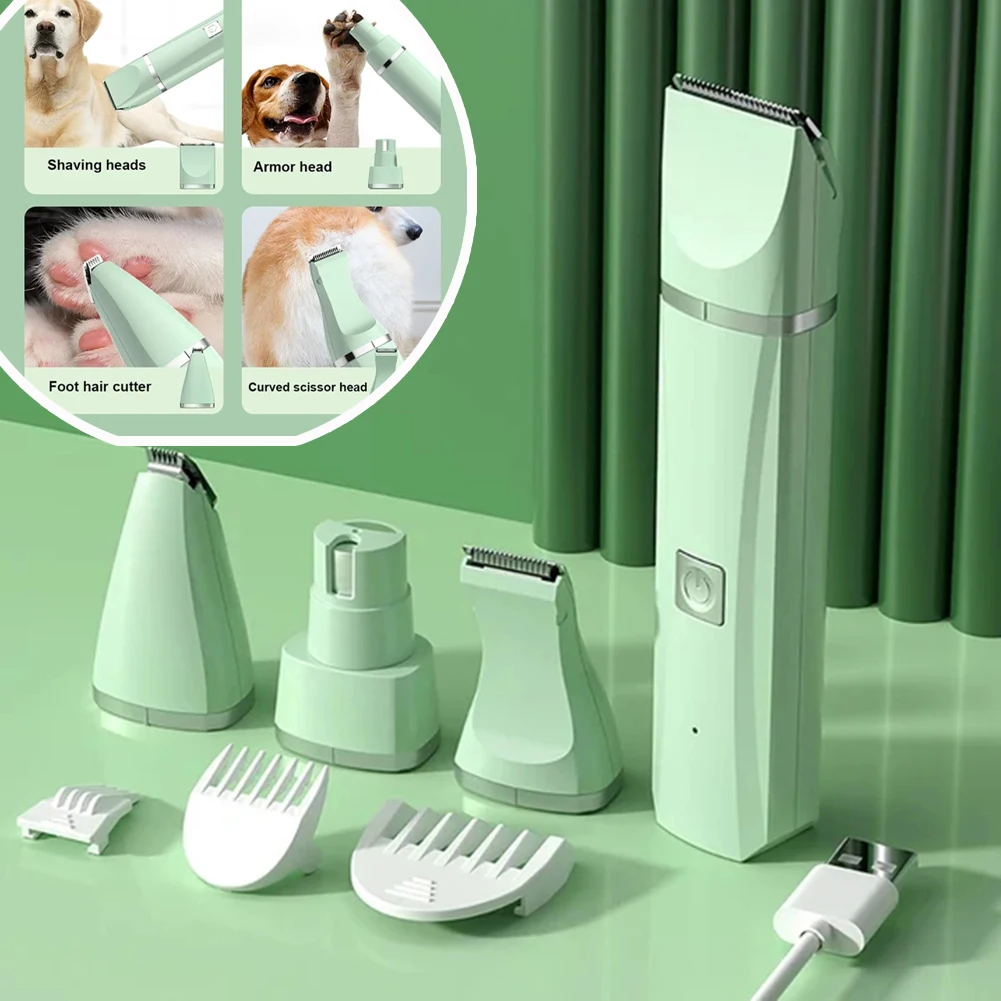 Electric-Pet-Hair-Trimmer-4-in-1-Multi-functional-Grooming-Tools-for ...