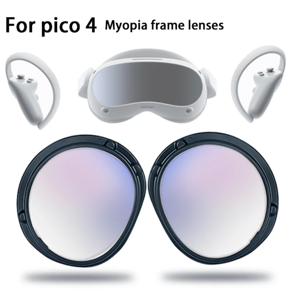 For-Pico-4-VR-Glasses-Myopia-Correction-Magnetic-Frame-Lenses-Anti-Blue ...