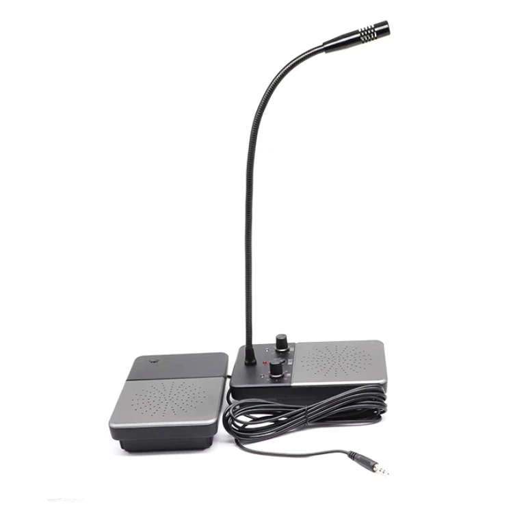 5W-Dual-Way-Window-Counter-Intercom-Counter-Interphone-System-For ...