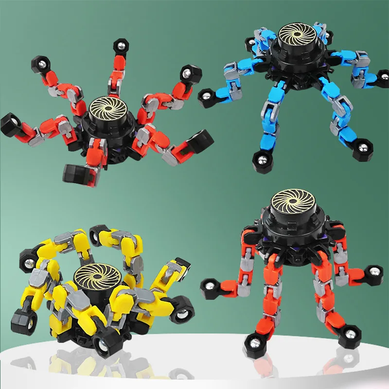 Spinners-parmak-ucu-ile-zincir-oyuncak-d-n-t-r-lebilir-ocuklar-Fidget ...