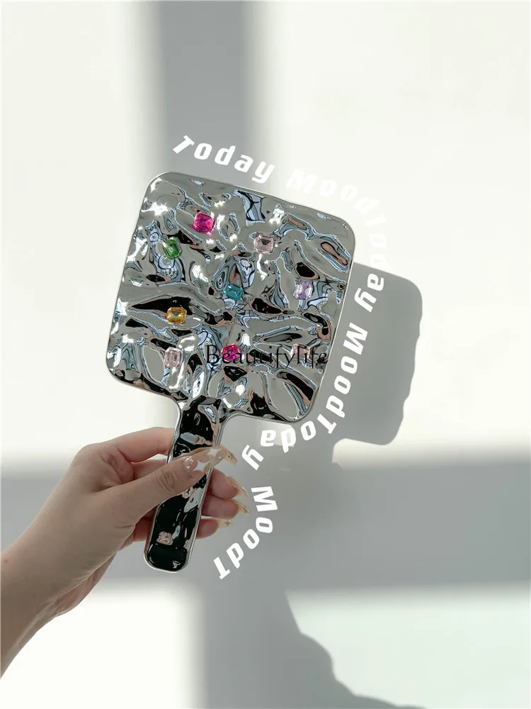 Diamond-Hand-Held-Cosmetic-Mirror-Advanced-Sense-Portable-Beauty-Salon ...