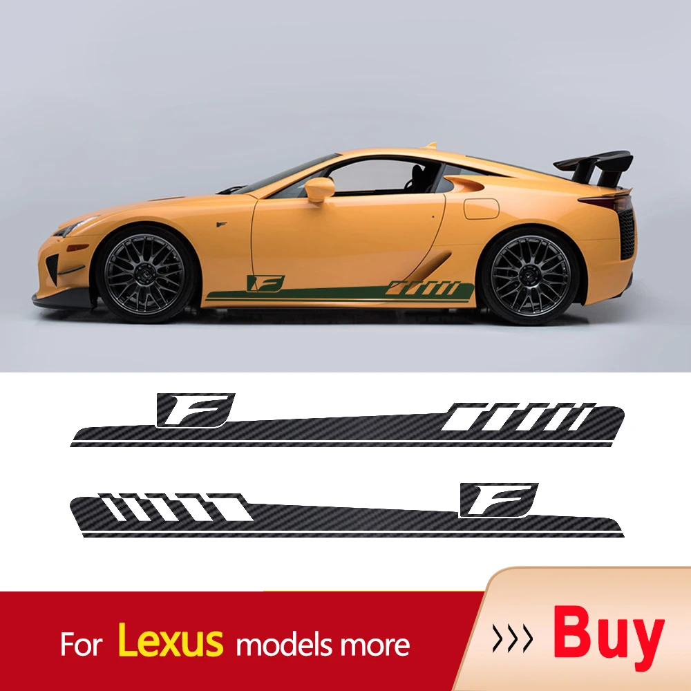 Side-Skirt-Sticker-Racing-Sport-Decals-Stripe-Wraps-Body-Stickers-For ...