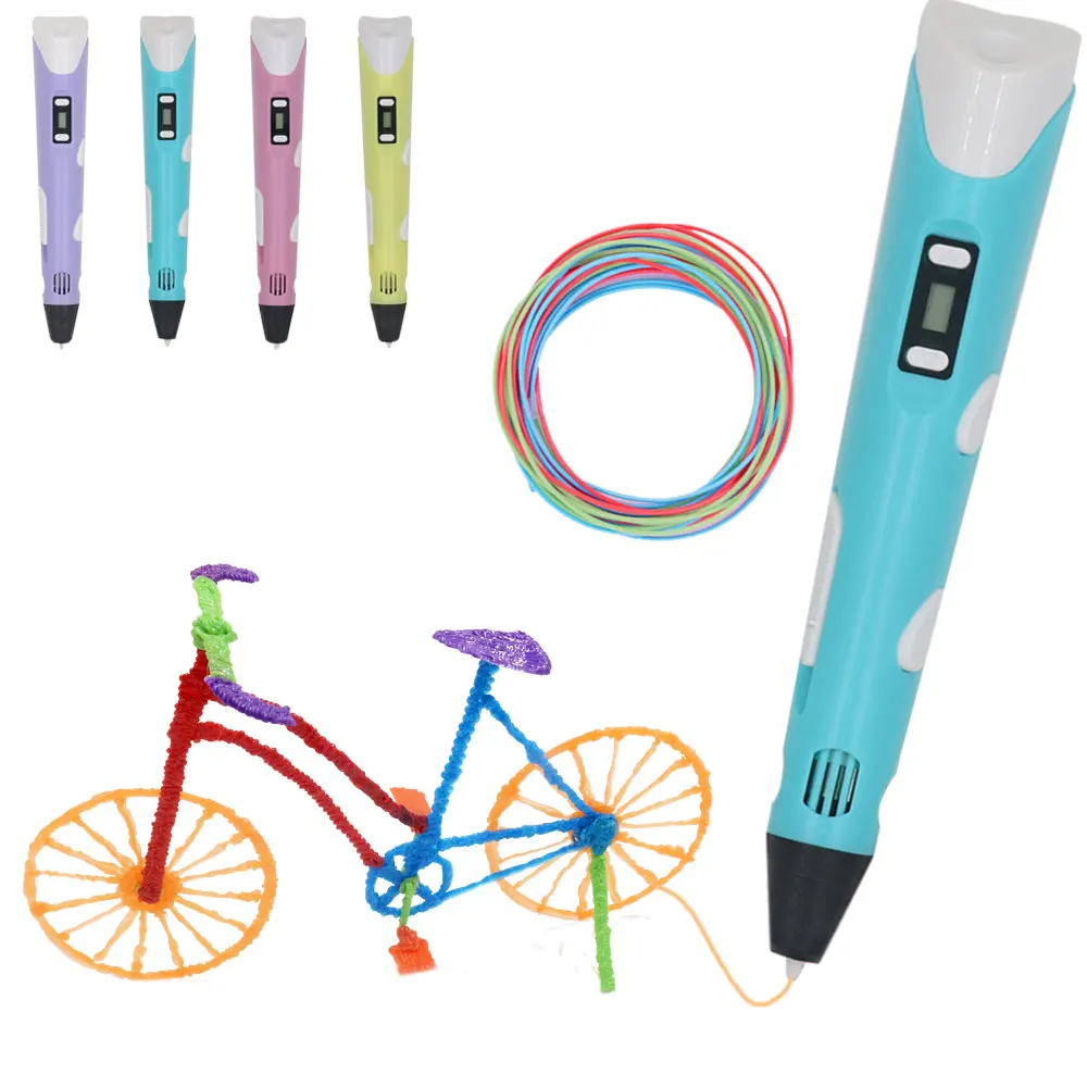 3D-Pen-LED-Screen-3D-Printing-Pen-PLA-Filament-Christmas-Creative-Toy ...