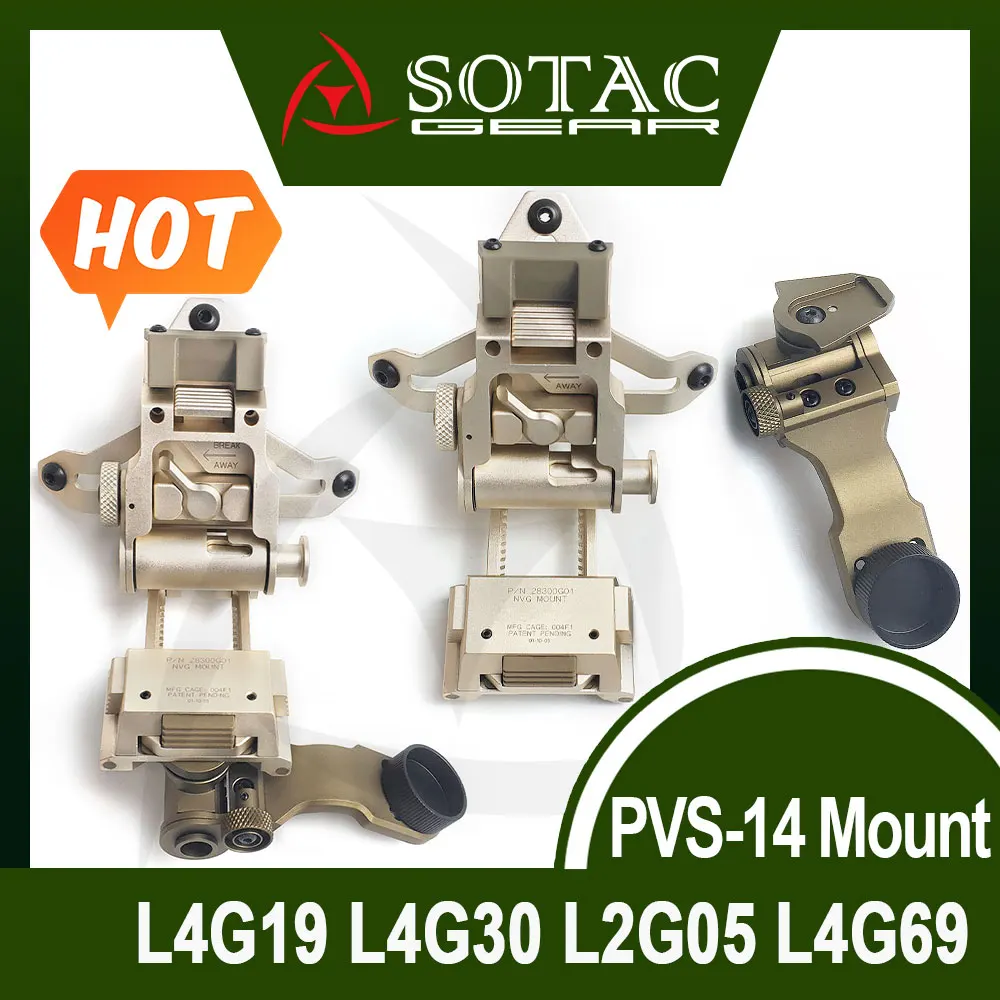 2024-New-Weapon-L4G69-NVG-Helmet-Mount-L4G19-L4G30-L2G05-with-J-arm-for ...