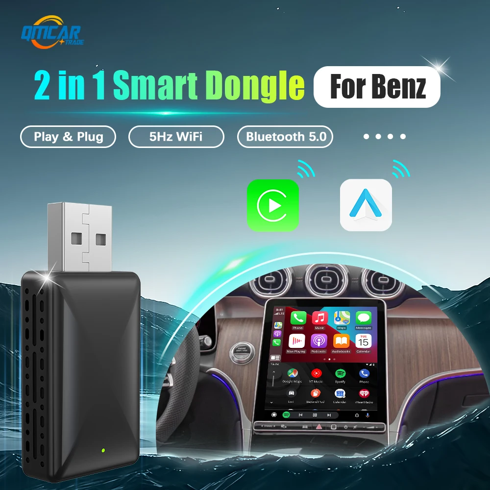 Adaptador-Carplay-inal-mbrico-para-coche-2-en-1-Dongle-inteligente ...
