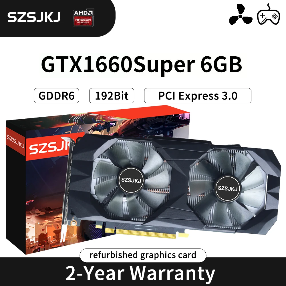 GTX 1660 Super 6GB Graphics Card Support Gaming Desktop GTX 1660Super ...