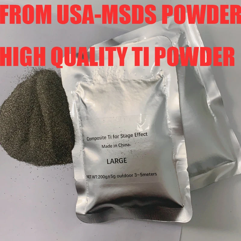 USA-STOCK-10X-Ti-Powder-200g-Bag-Titanium-Metal-Powder-For-Cold-Spark ...