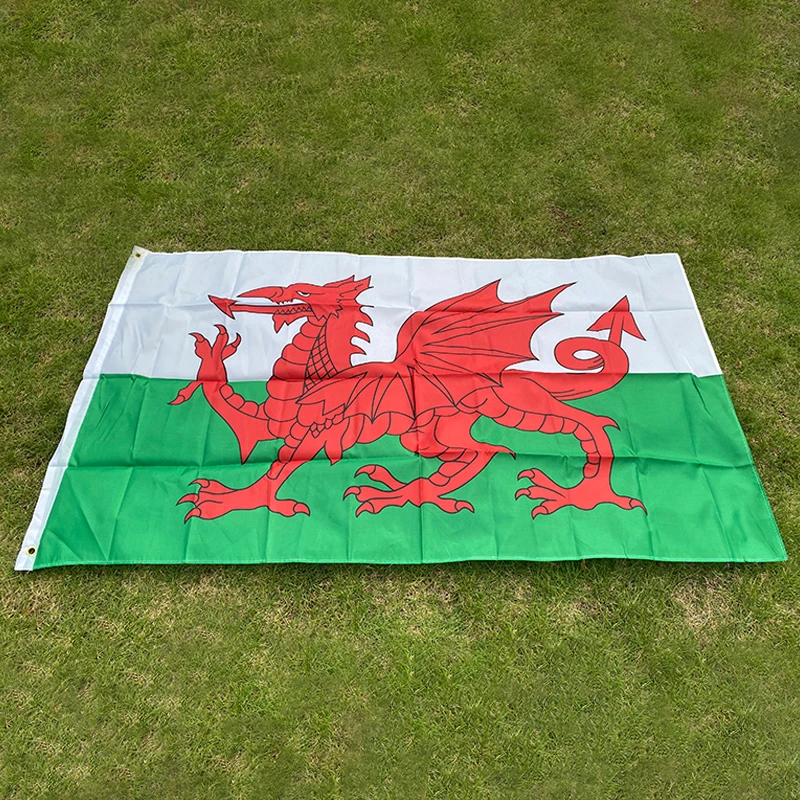 Drapeau-du-Pays-de-Galles-Feel-Welsh-Red-Dragon-banni-re-en-polyester ...