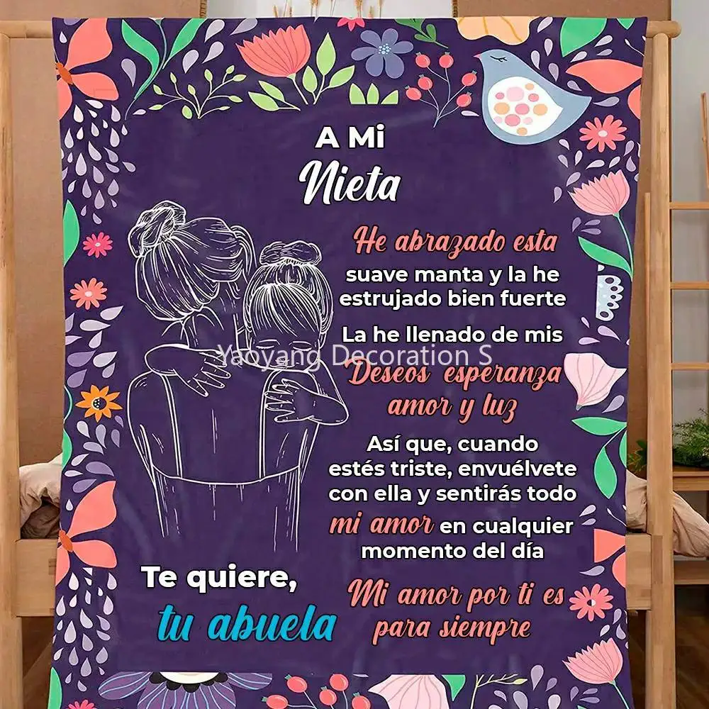 Mi-Nieta-Manta-de-Sherpa-de-lana-Premium-versi-n-espa-ola-manta-de ...