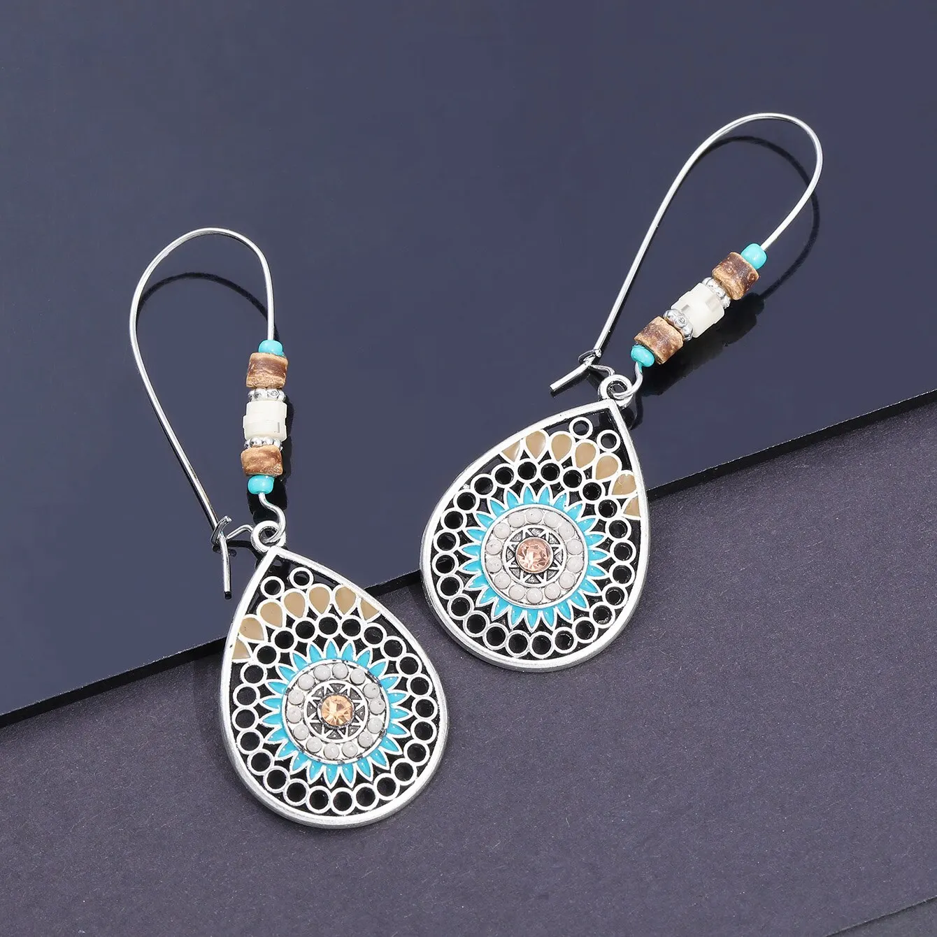 Pendientes-de-plata-con-forma-de-r-mbica-redonda-aretes-con-forma-de ...