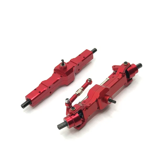 Upgrade Metal Front and Rear Axle Assembly For WPL C14 C24 B14 B16 B24 ...