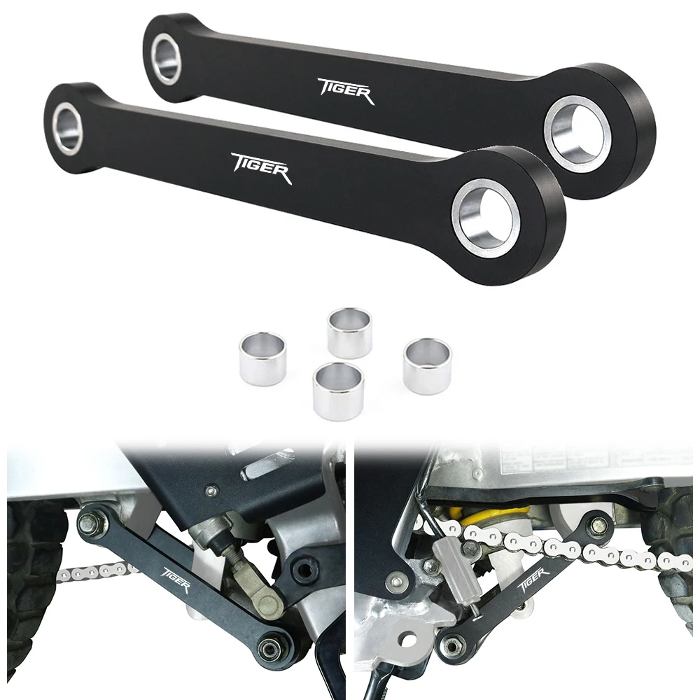 Motorcycle-Rear-Suspension-Cushion-Drop-Levers-Lowering-Links-Kit-Fit ...