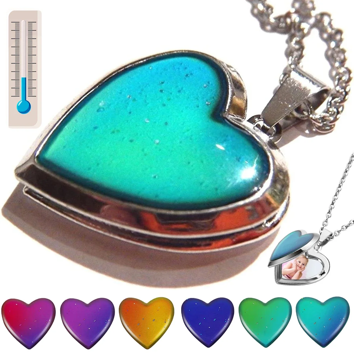 Heart-Mood-Locket-Necklace-Color-Changing-Necklace-Temperature-Mood ...