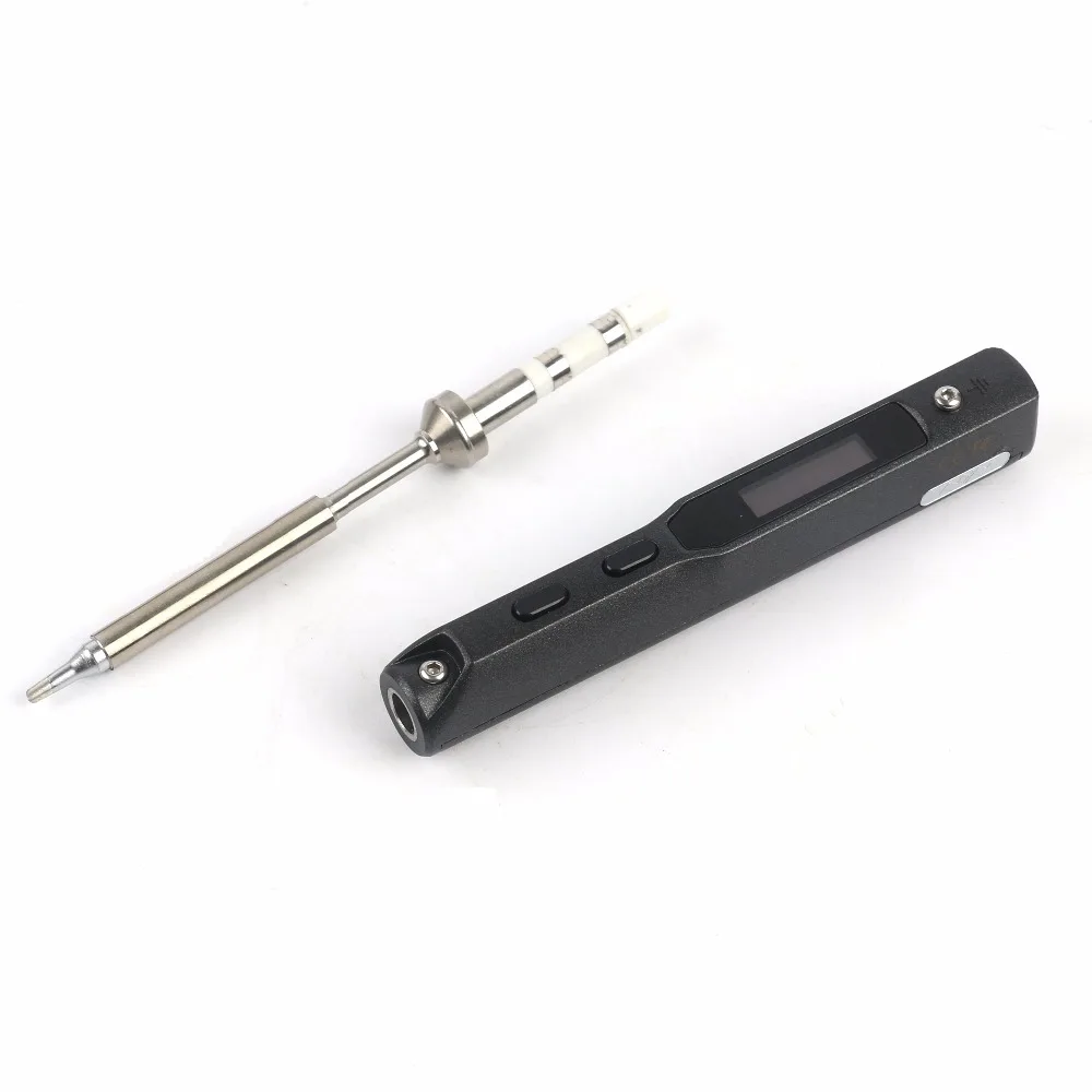 TS100 + BC2 미니 스마트 디지털 LCD 레귤레이터 조절 온도 전기 용접 철 납땜 인두|electric soldering ...