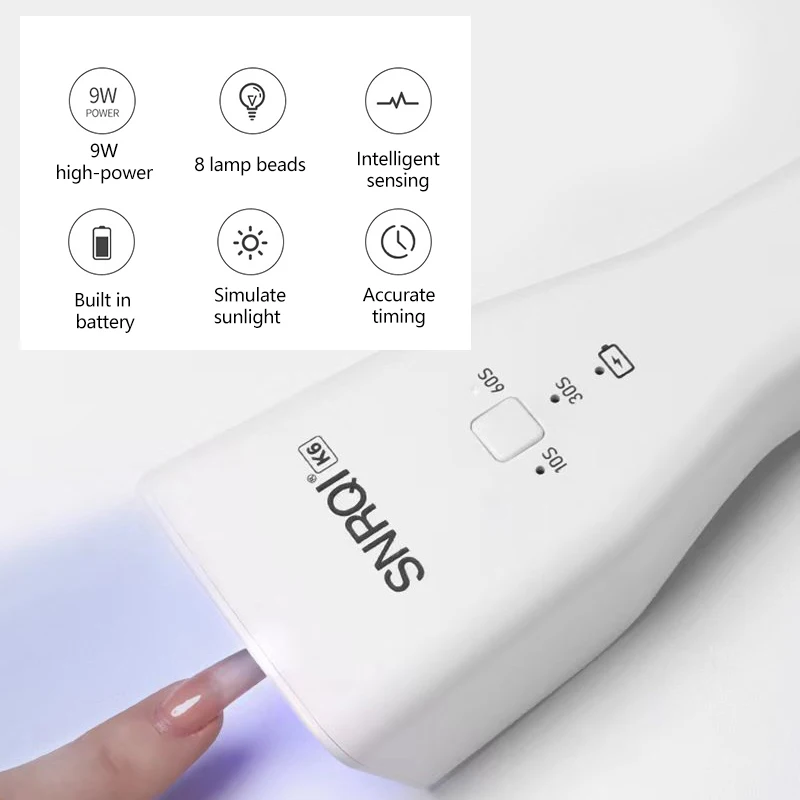 Electric-storage-nail-enhancement-light-phototherapy-machine-handheld ...